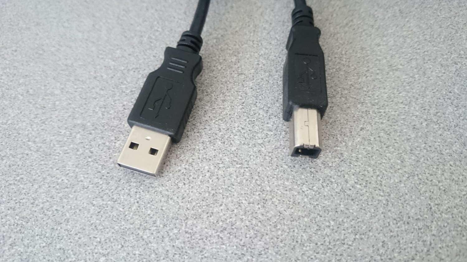 6ft USB 2.0 Printer Scanner Cable Cord Black A Male to B Male HP Canon ...