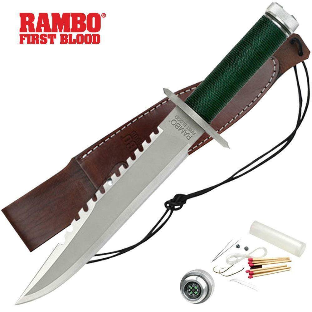 Rambo First Blood 14" Survival Knife Officially Licensed