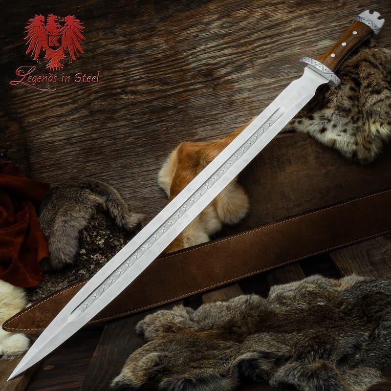 Viking Warrior 39" Sword with Scabbard by Legends In Steel Collectible