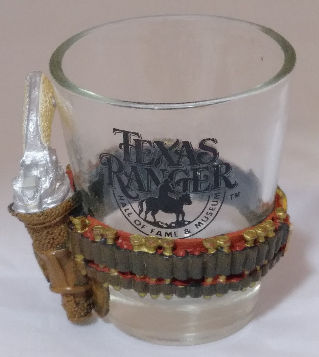 Texas Rangers Souvenir Shot Glass Shotglasses Gun Holster