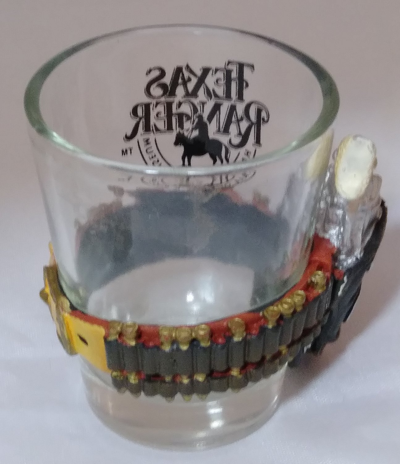 Texas Rangers Souvenir Shot Glass Shotglasses Gun Holster