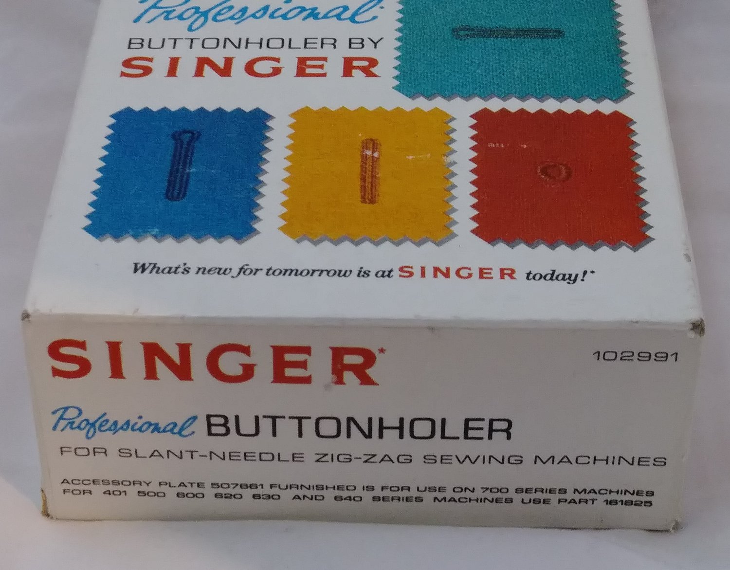 Professional Buttonholer by Singer Part No. 102991