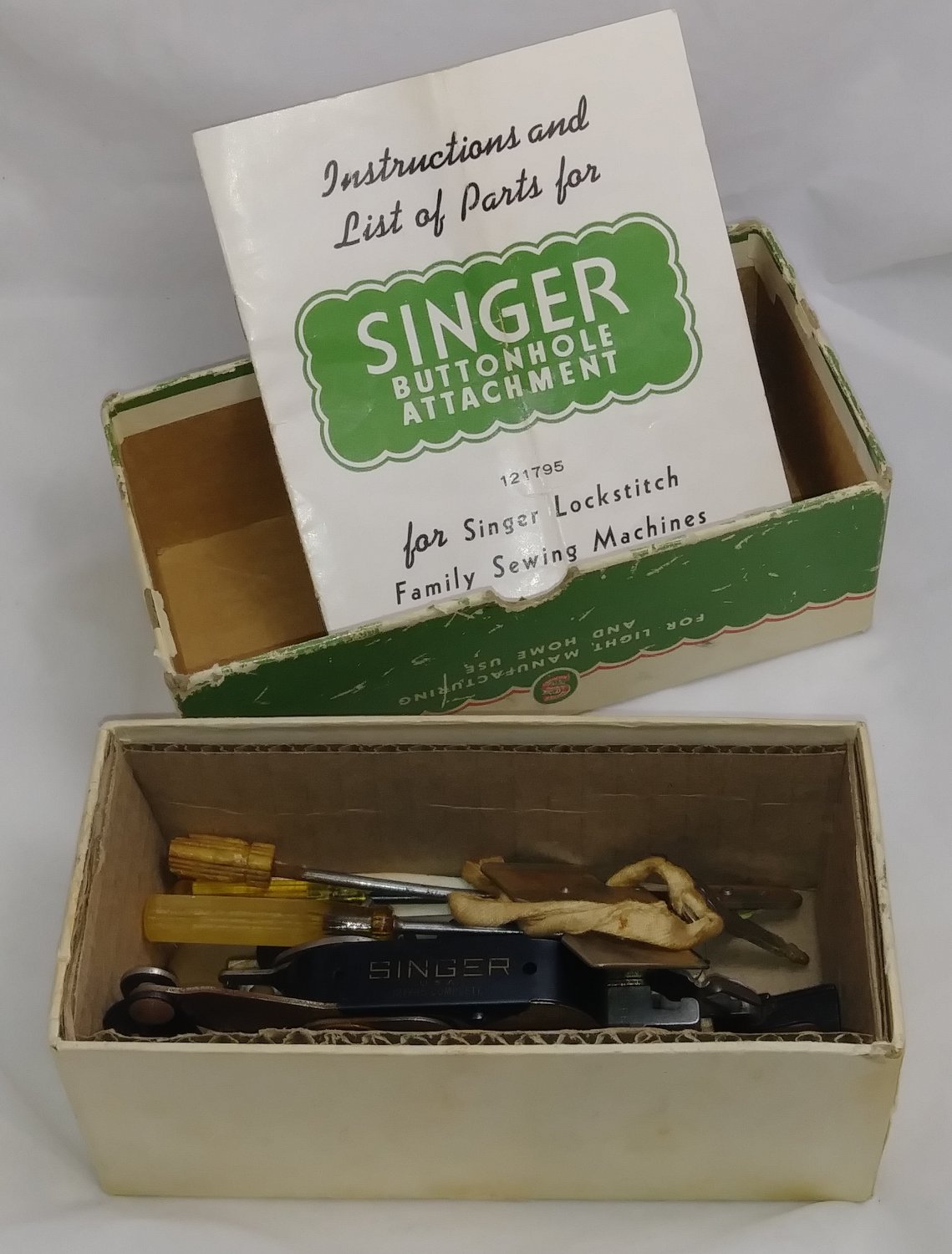 Singer Buttonholer Attachments Part No. 121795 Lockstitch Machines