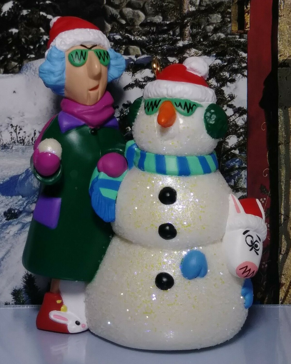 2000 Hallmark Grouchy Old Lady Ornament SELF-PORTRAIT MAXINE Floyd ...