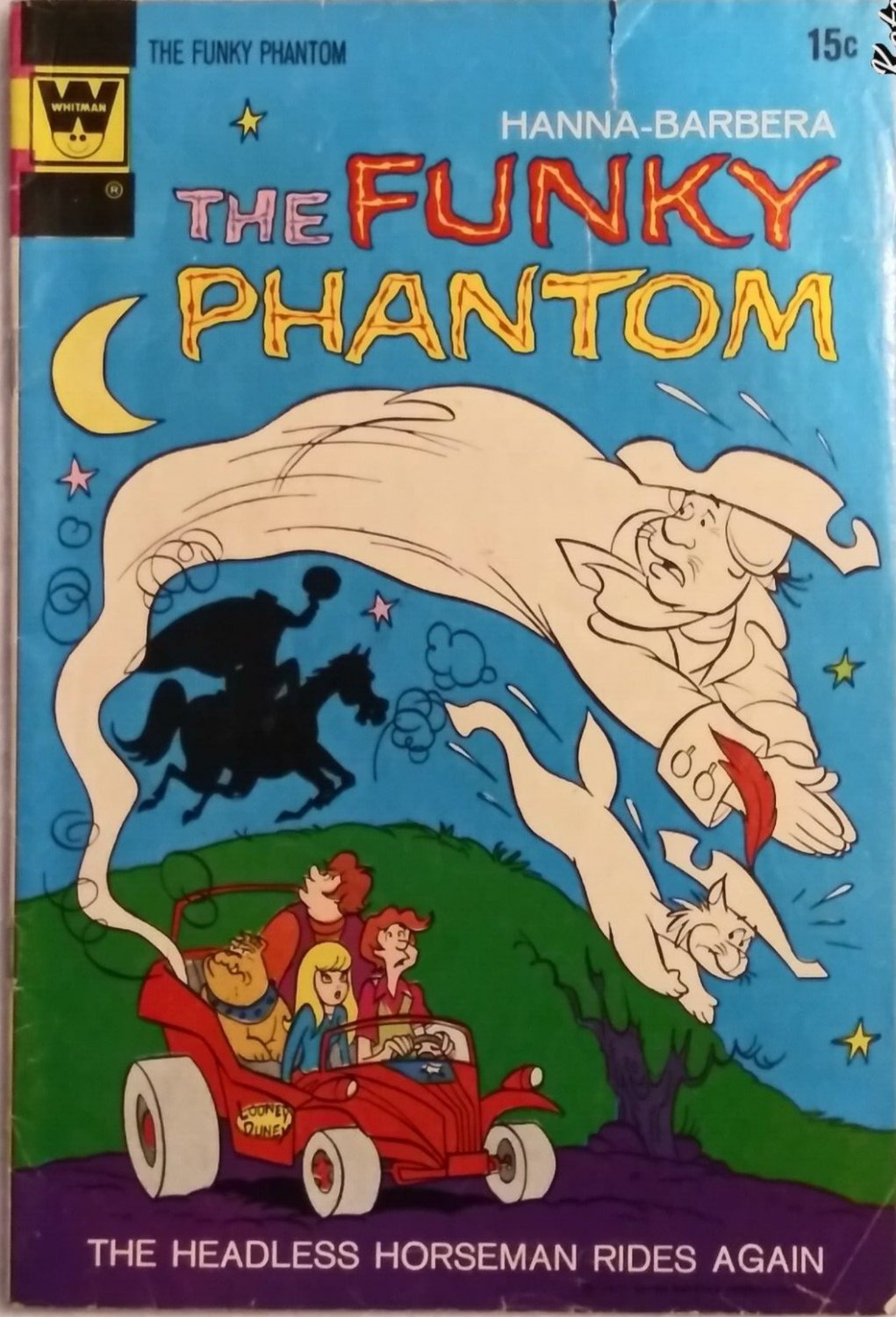 Hanna Barbera The Funky Phantom 1972 #2 Whitman Comic Book Headless ...