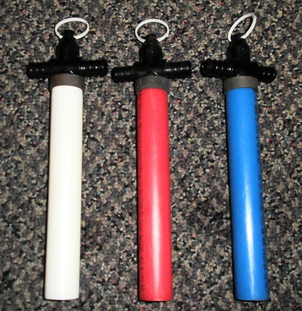 RV Pex VXLP33-06 Drain Tee With 6" Tube Select Blue, Red Or White