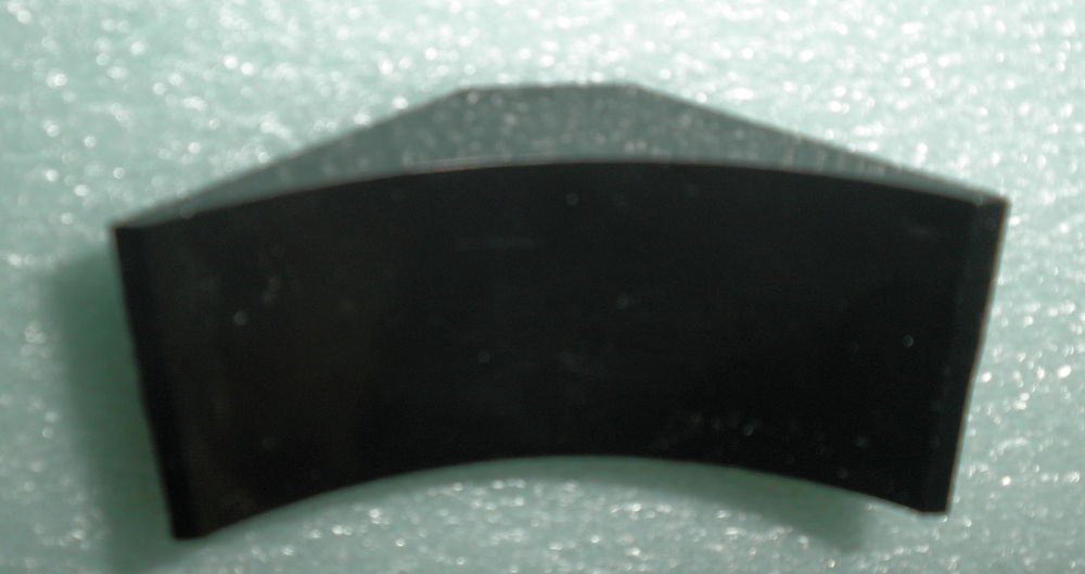 B & B Molders Black Radius Window Corner Blocks Set 4 1 1/2" X 2 5/8 ...