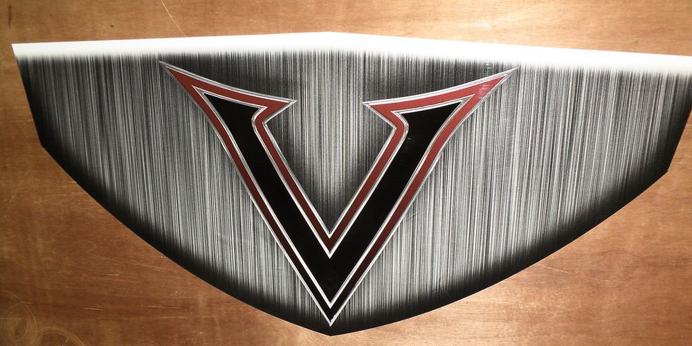 RV Decal "Voltage Big V Legend" Multi Size: 21 5/8" X 46 5/8" #201518