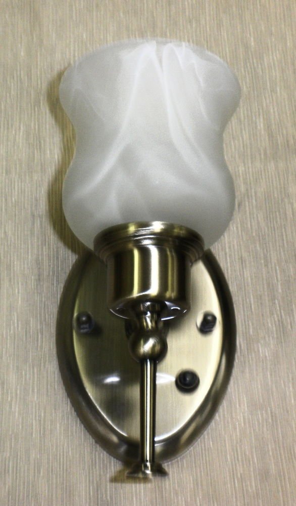 Gustafuson RV Luminaire Antique Brass 12V Oval Wall Mount Light Fixture ...