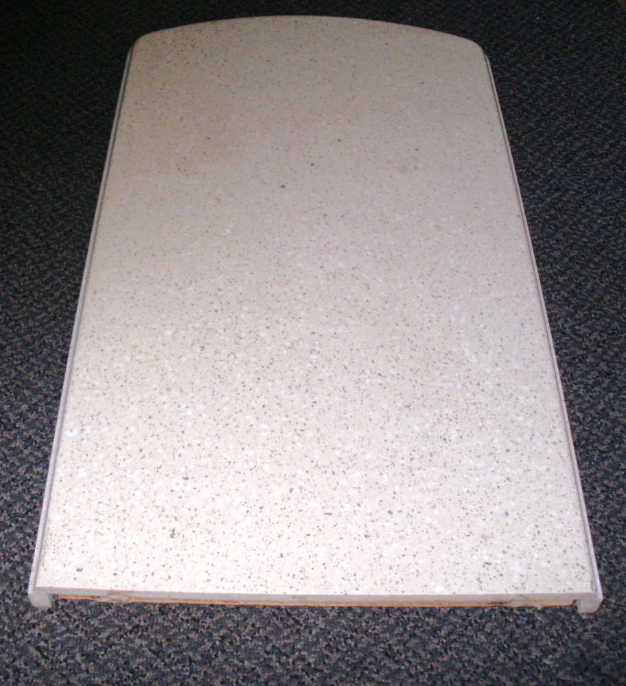 AIA Countertop / Navistar RV Fossil Corian Wall Table Size: 16 3/4" X ...