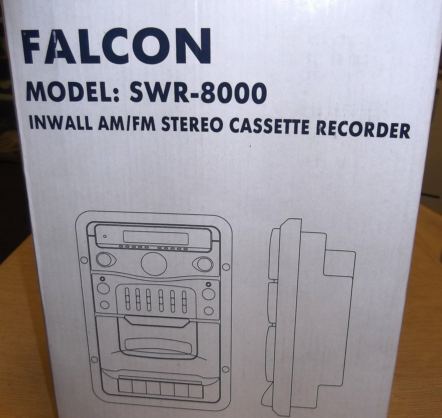 Falcon Model:SWR-8000 Inwall AM / FM / Stereo Cassette Recorder