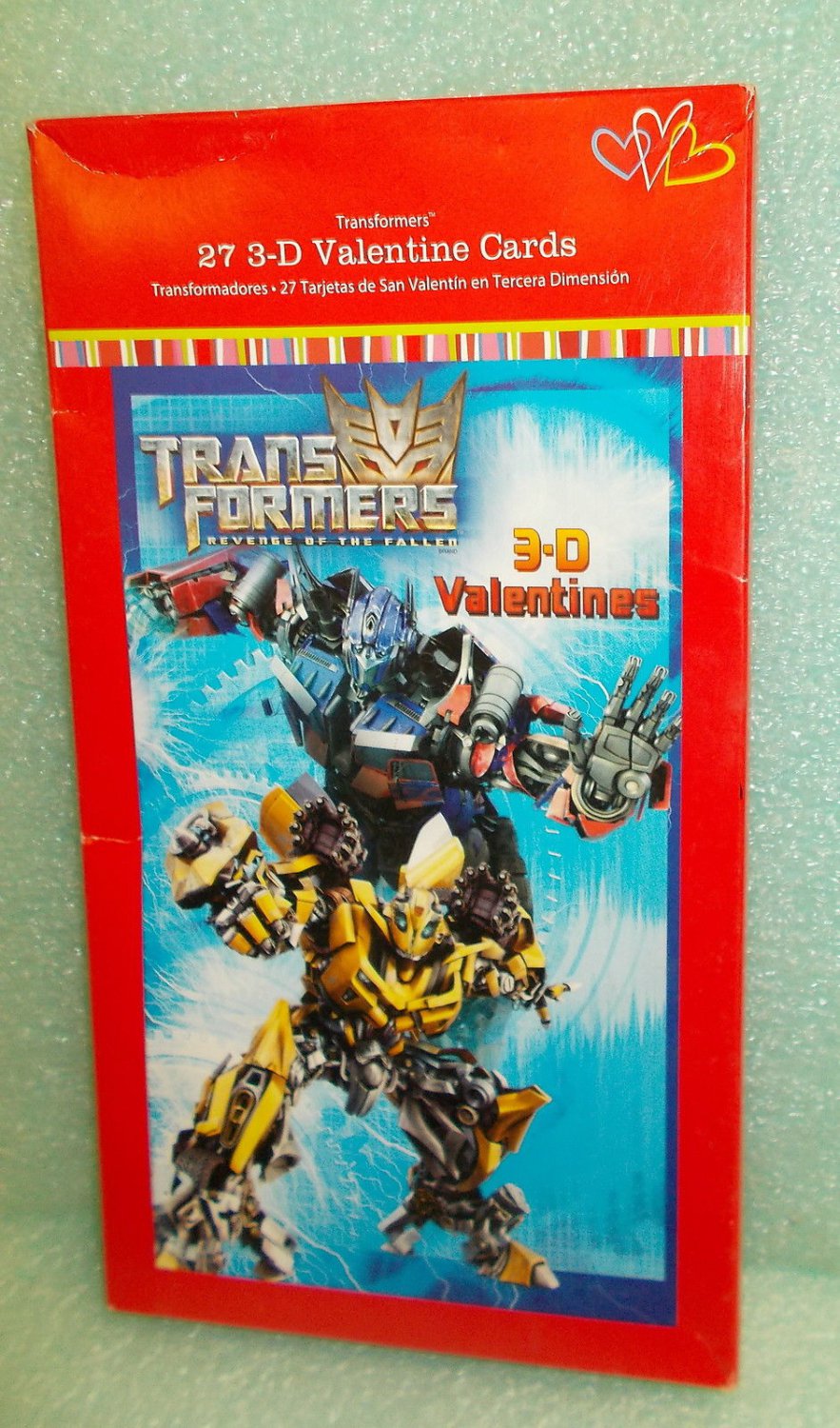 American Greetings Transformers 3D Valentine Cards 54 Cards UPC ...