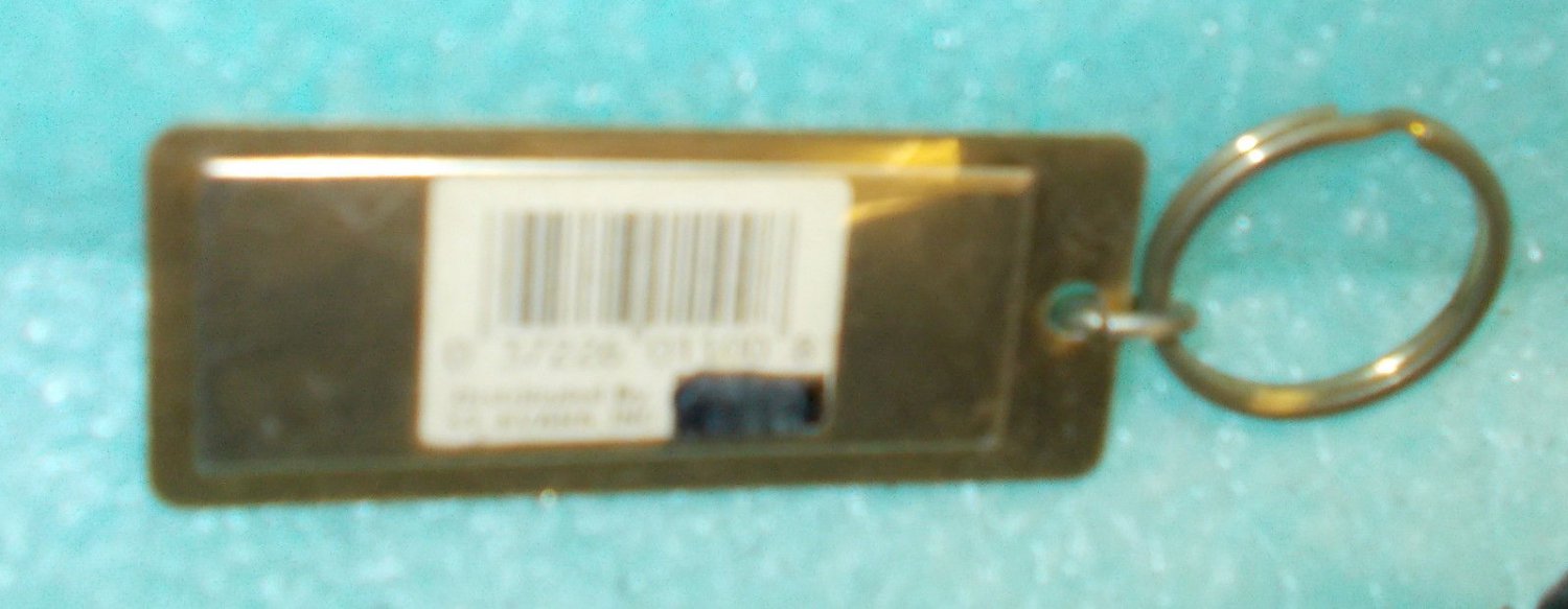 St. Evans Black "Scorpio" Metal Key Chain 1 1/4" X 3" UPC:710534489935