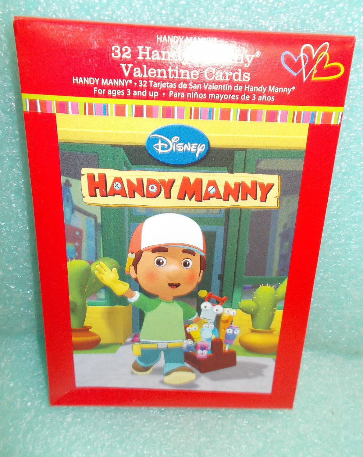 Paper Magic Handy Manny Valentine Cards 64 Cards & Seals UPC:073168308264