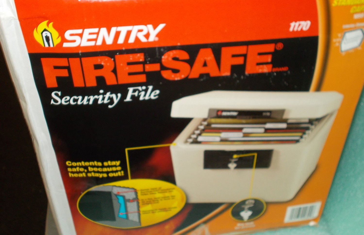 Sentry Fire Safe Secuity File #1170 UPC:049074117016