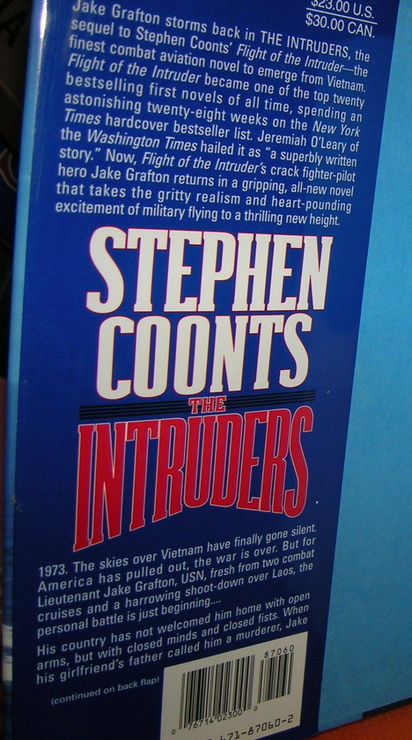The Intruders Hardback Book By Stephen Coonts UPC:9780671870607