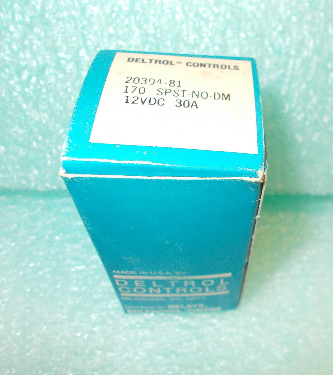 Deltrol Control Relay 170 SPST-NO-DM 12V30A #20394-81 UPC:710534489379