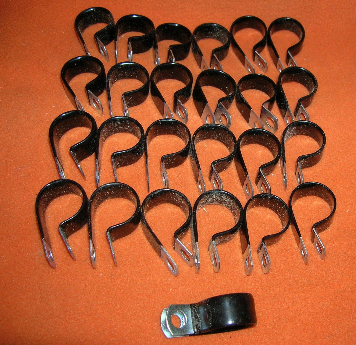 Odyssey 3/4" Coated P Clips For Wire Harness Or Hoses Pack 25 UPC ...