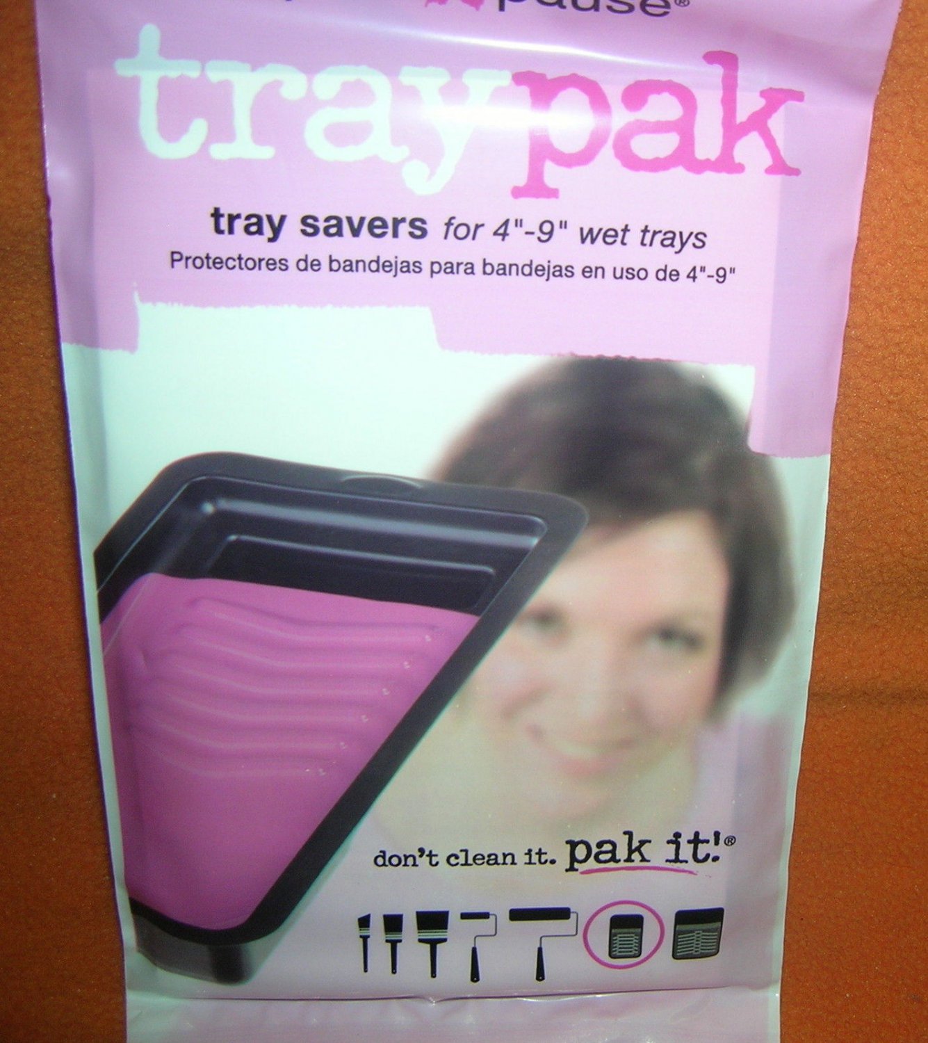Paint Pause Tray Pak Tray Savers for 4"-9" Wet Trays 5 X 5 Pack UPC ...