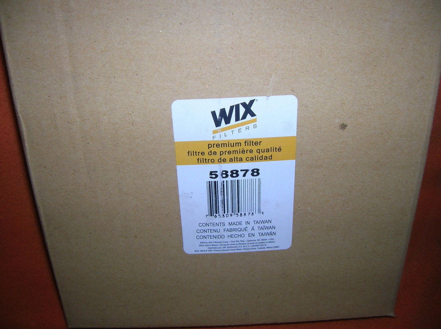 WIX Premium Transmission Filter Kit #58878 UPC:765809588783