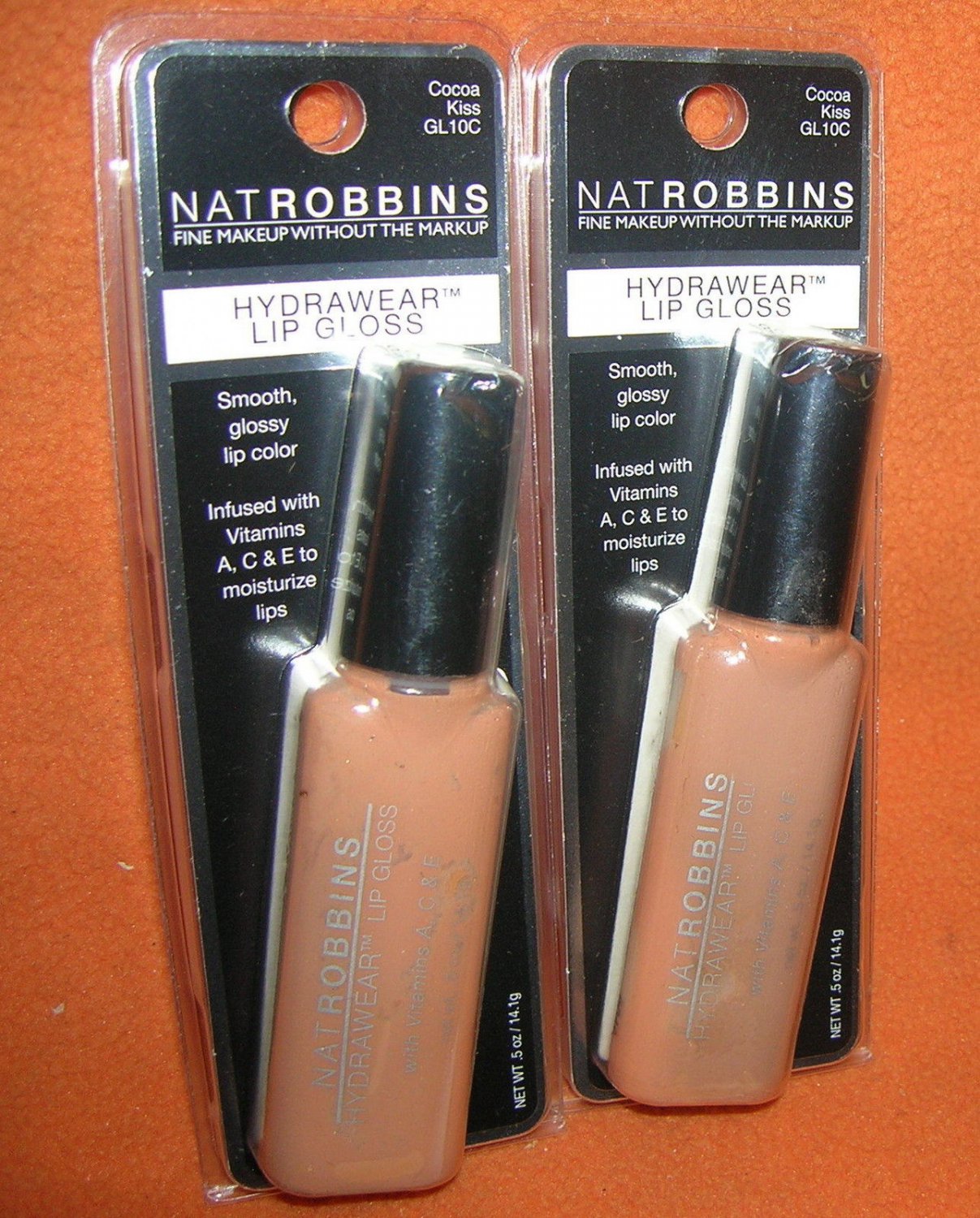 Nat Robbins Hydrawear Lip Gloss - Cocoa Kiss Set 2 0.5 Oz #GL10C UPC ...