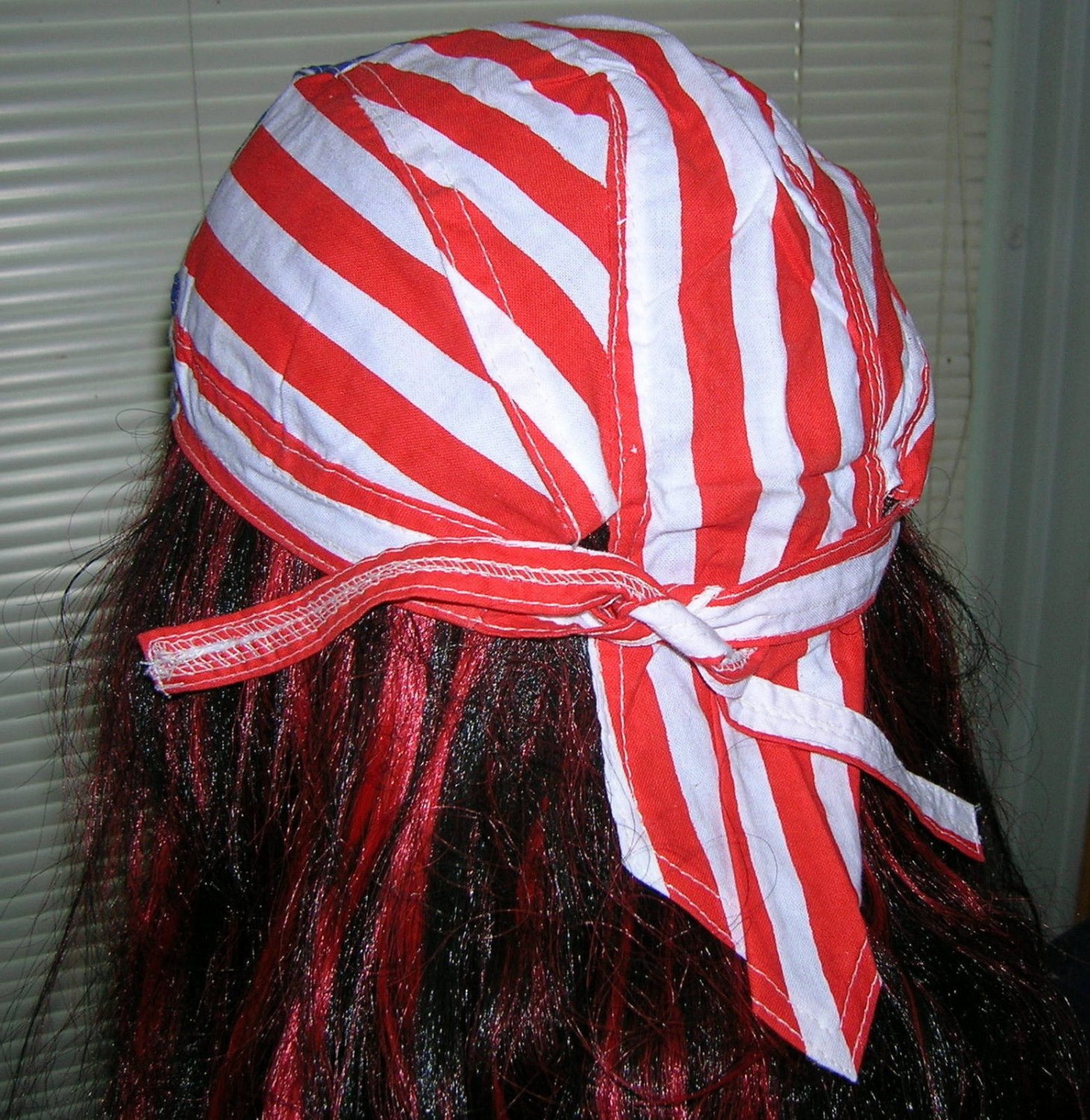 Novelty Inc Flag Print Cotton Doo Rag - One Size Fits Most UPC:710534480475