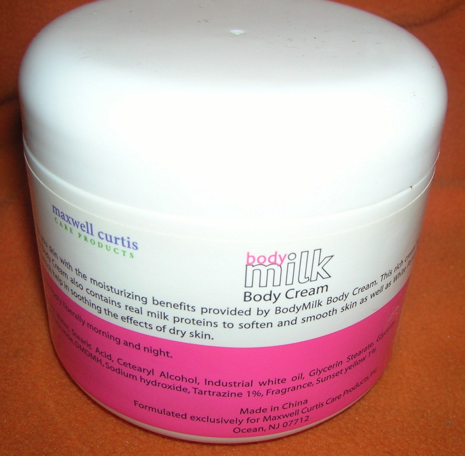 Maxwell Curtis Body Cream Mositurize Body Milk 14 Oz #18225 UPC ...