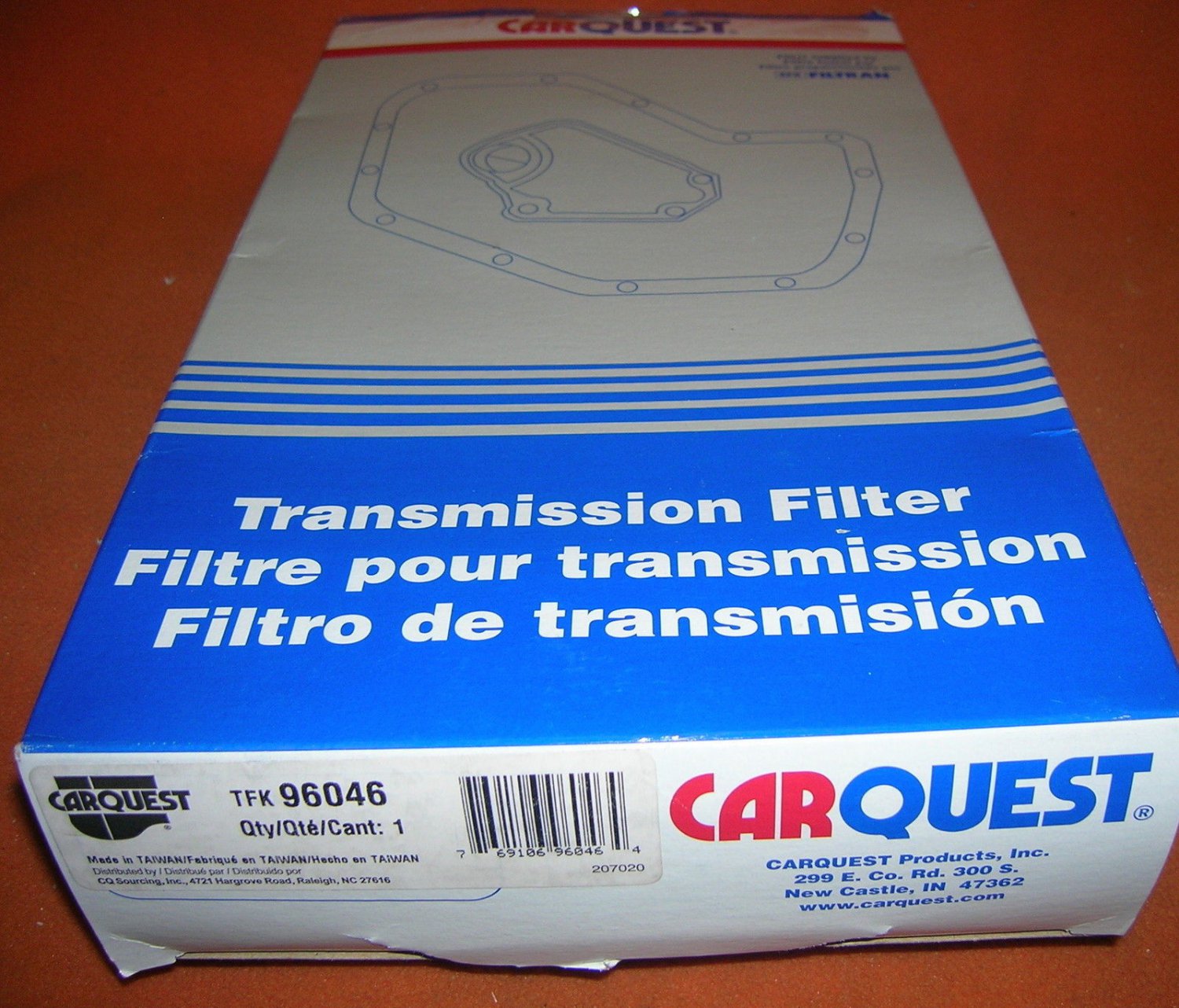 CARQUEST Transmission Filter Kit #96046 UPC:769106960464