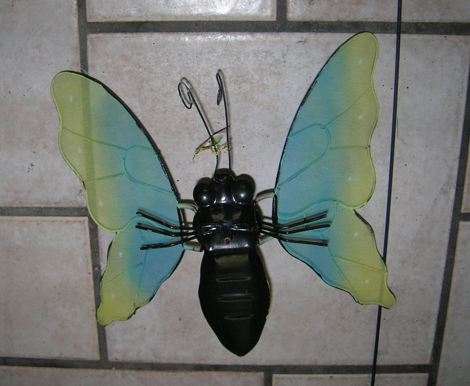 Pacific Enterprises 28" Blue / Yellow Butterfly Stake #GA-5110 UPC ...