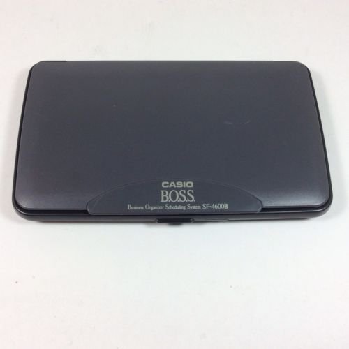 CASIO B.O.S.S. BUSINESS ORGANIZER SCHEDULE SYSTEM DIGITAL DIARY 64KB SF ...
