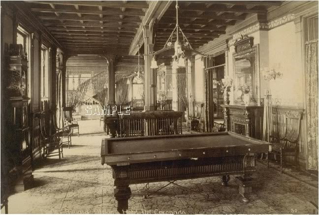 VINTAGE LADIES BILLIARD PARLOR PHOTO CANVAS ART PRINT