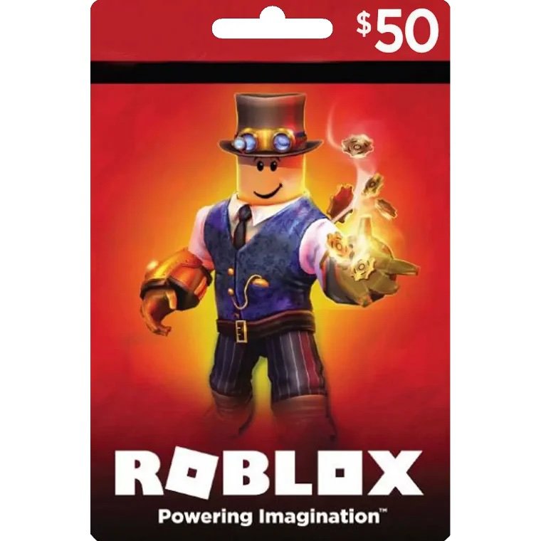 Roblox $50 Gift Card (Digital Code with ZELLE)