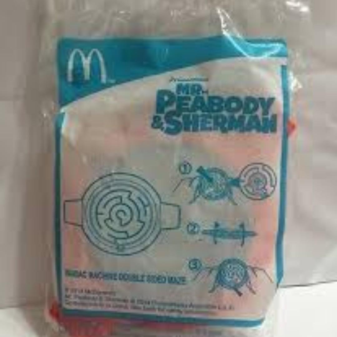 2014 HK McDonald's Happy Meal Toy MR PEABODY & SHERMAN WABAC mACHINE ...