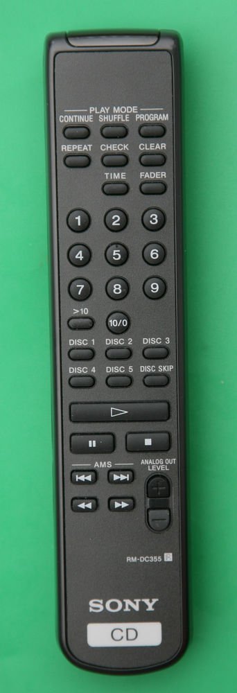 SONY RM DC355 REMOTE CONTROL CD player CDP C5CS C5CSB CE245 CE275 CE345 ...