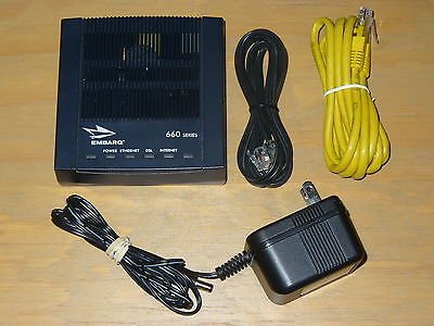 EMBARQ model EQ-660R cabel modem Router DSL Ethernet 660 Series USB ...