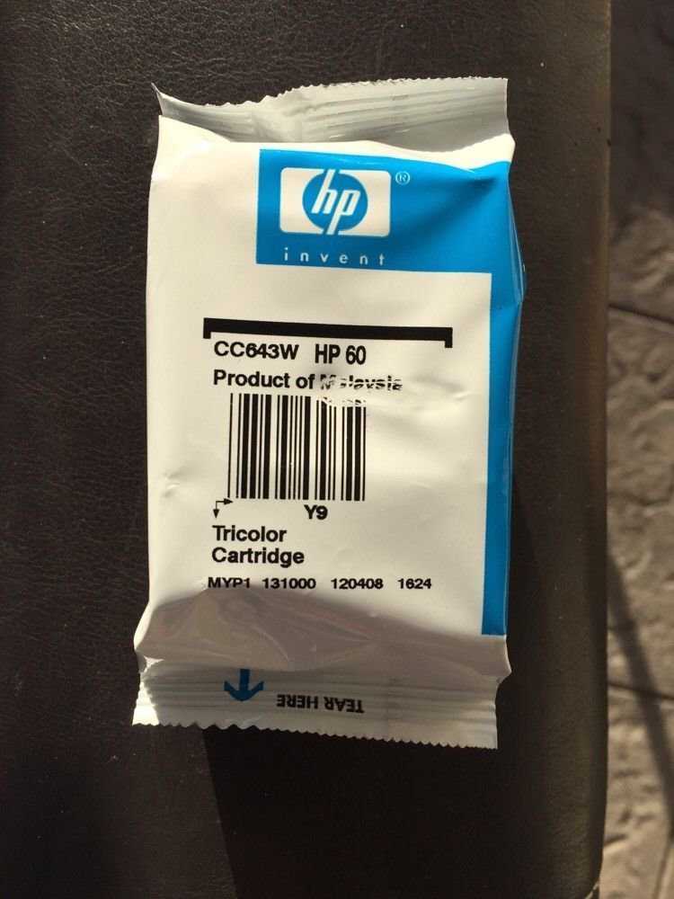 60 HP COMBO black color ink PhotoSmart C4795 C4780 C4680 C4650 C4640 ...