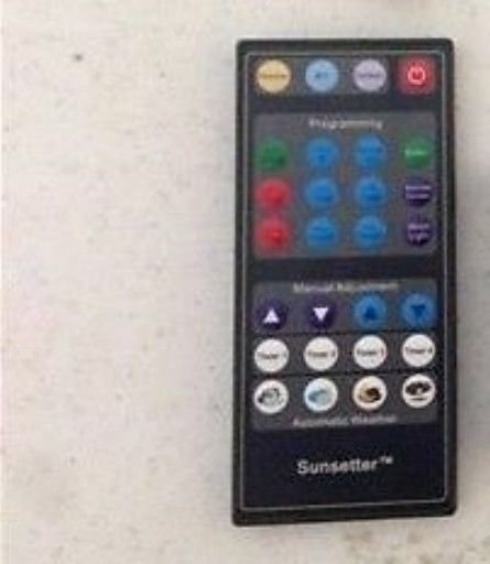 SUNSETTER remote control ler - LED FISH AQUARIUM LIGHTS programming ...