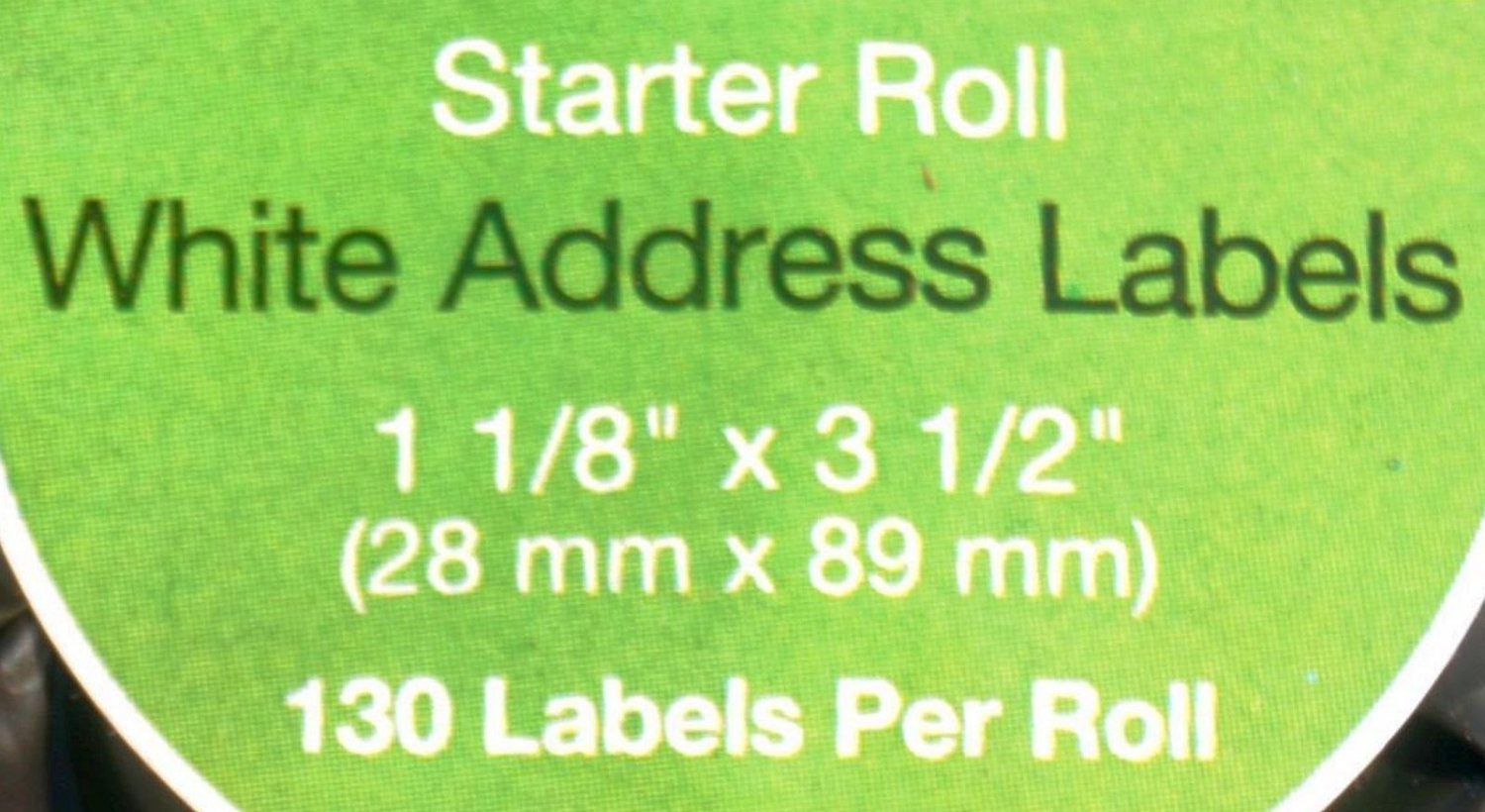white SELF STICK Address Labels 12 rolls DYMO 400 450 TWIN TURBO ...