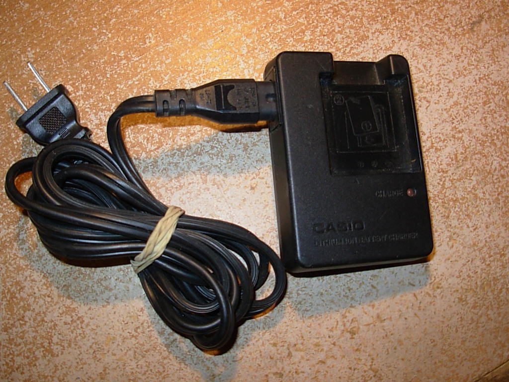 Casio BC 60L battery charger - camera Exilim EX Z85 EX Z90 EX Z20 wall ...