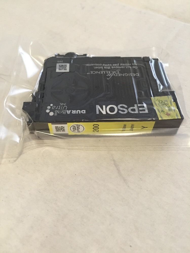 Epson 200 yellow ink XP 200 300 310 400 410 WF 2540 2530 2520 printer ...