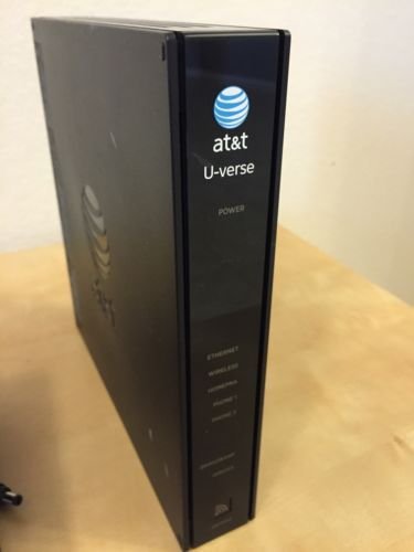 AT&T U Verse 2 Wire Broadband Router 3801HGV ethernet gateway Wireless ...