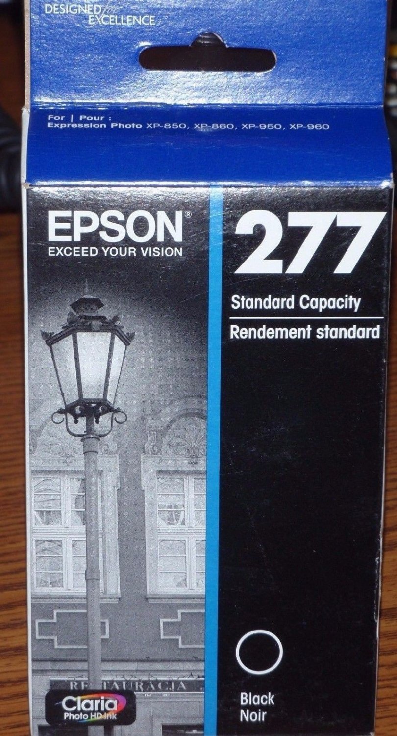 Epson 277 black ink Expression Photo XP 750 XP 960 printer scan Claria ...