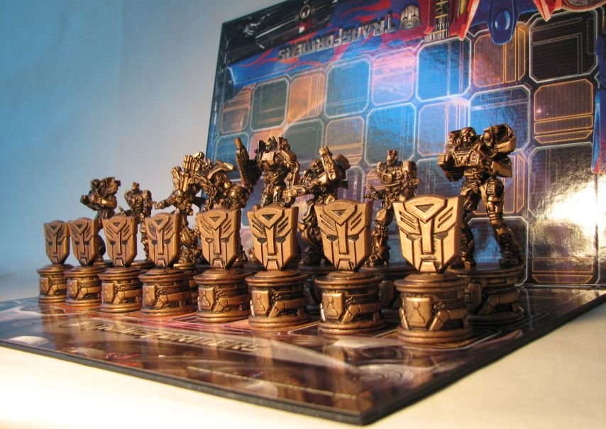 Transformers Chess Set LOOSE