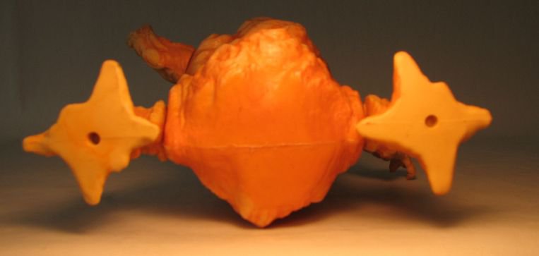 Inhumanoids Redsun/Redlen figure Hasbro 1986