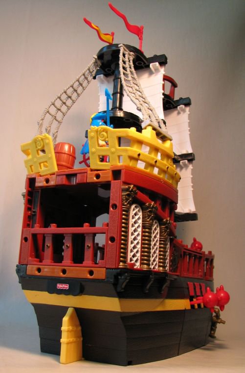 Fisher-Price Imaginext - Pirate Raider Ship LOOSE