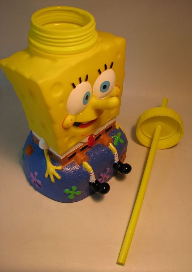 SpongeBob SquarePants 8 inch with cap & straw