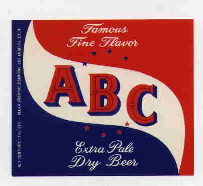 ABC Beer Label / 11oz