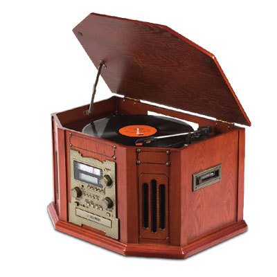 Grace Digital (IntelliTouch) Victoria Tunewriter Turntable ITC-TWCDRW