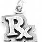 STERLING SILVER RX PHARMACIST CHARM/PENDANT