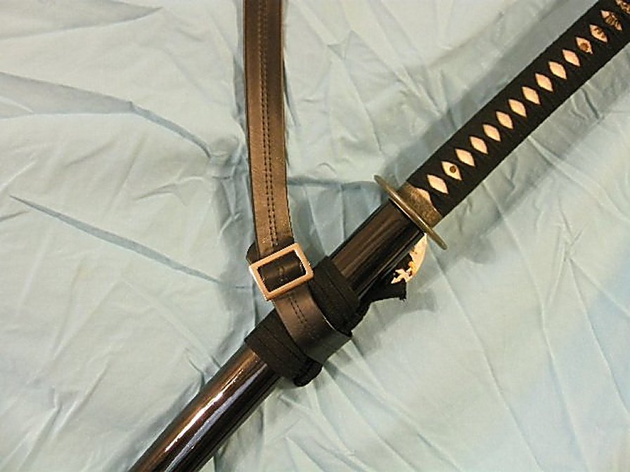 Sword Sling Carry Strap Behind The Shoulders